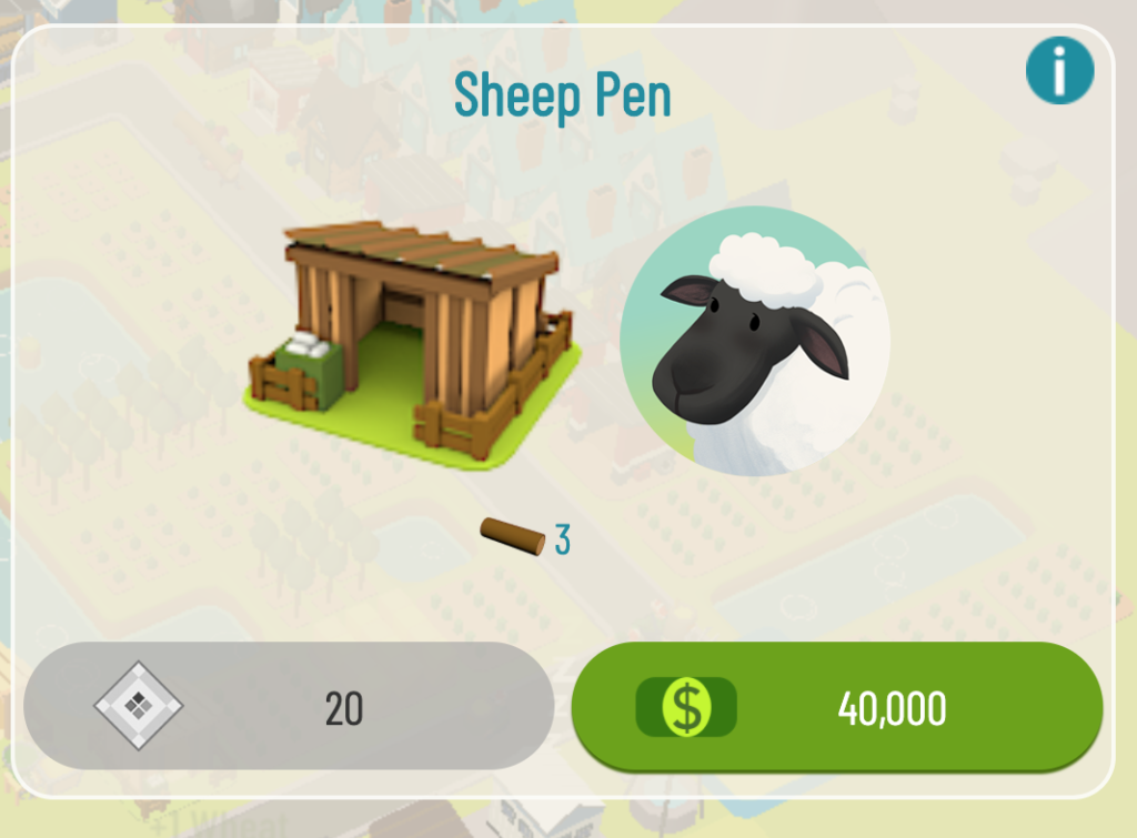 Sheep Pen - Learn Town Star