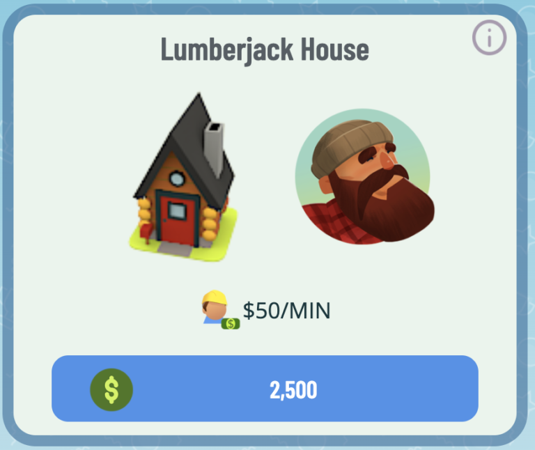Lumberjack House - Learn Town Star